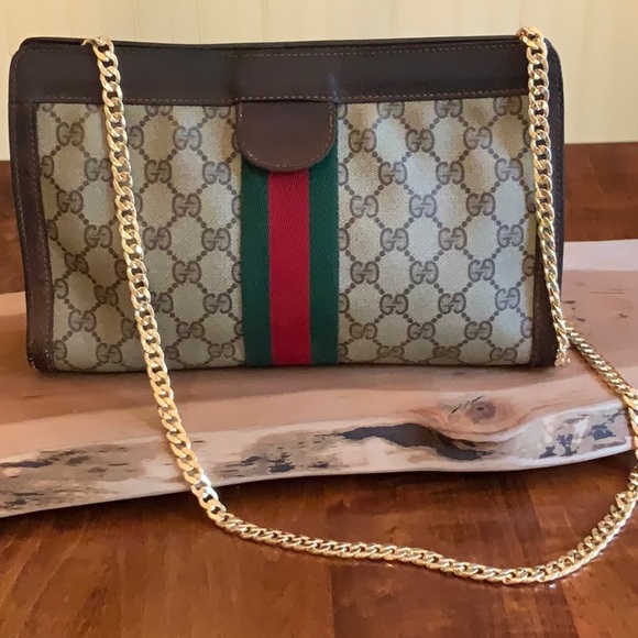 Gucci | Bags | Gucci Clutch Euc Wblack Insert For Unbranded Crossbody ...